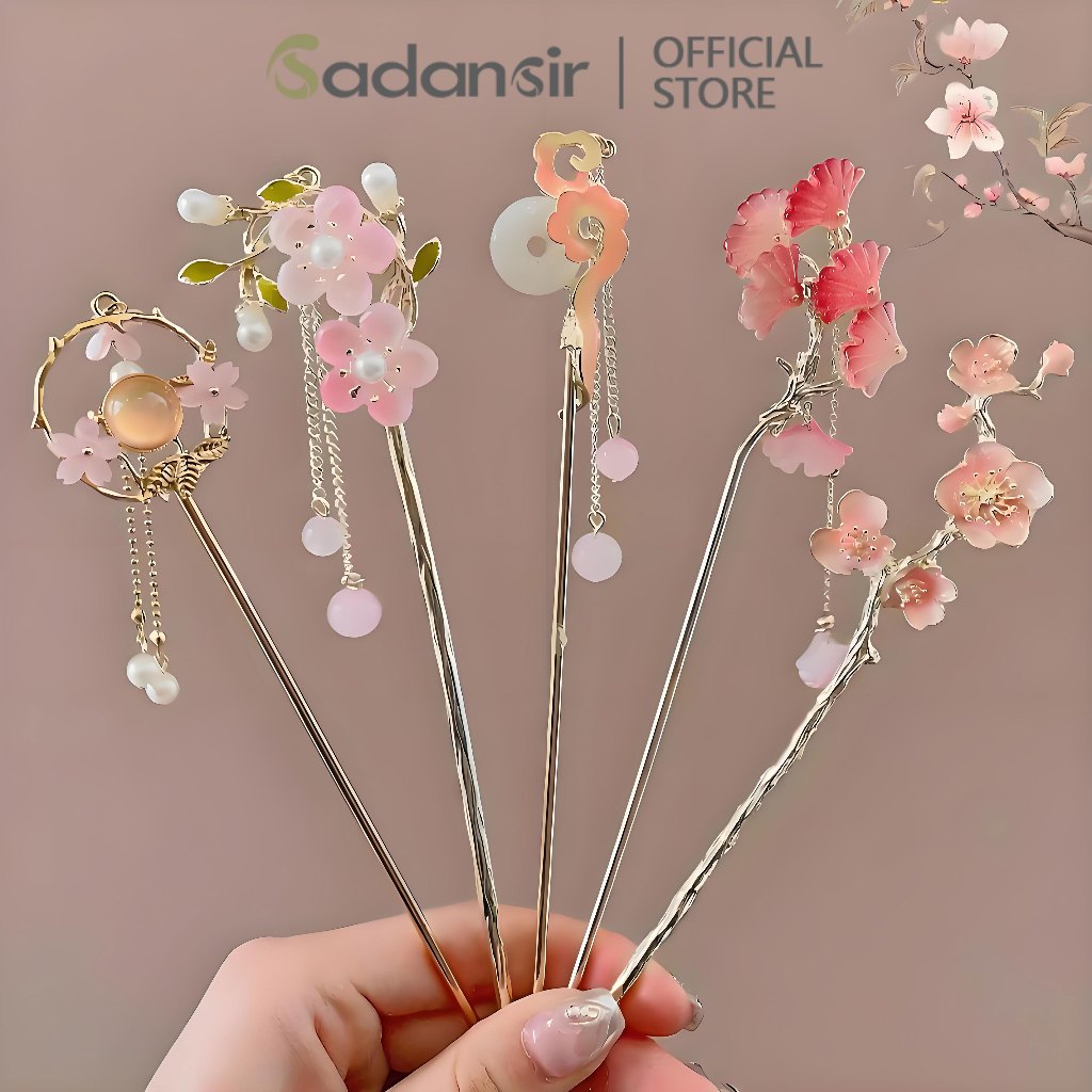 Jual Sadansir Tusuk Konde Bunga Hairpin Wanita Cina Baru Jumbai Rambut ...