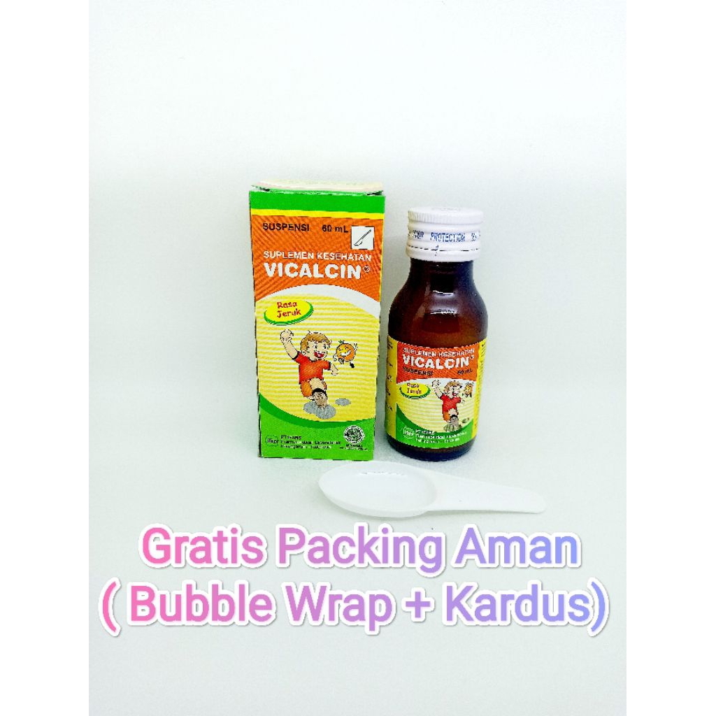Jual VICALCIN SIRUP 60 ML VICALCIN SYRUP 60 ML MULTIVITAMIN, MINERAL ...