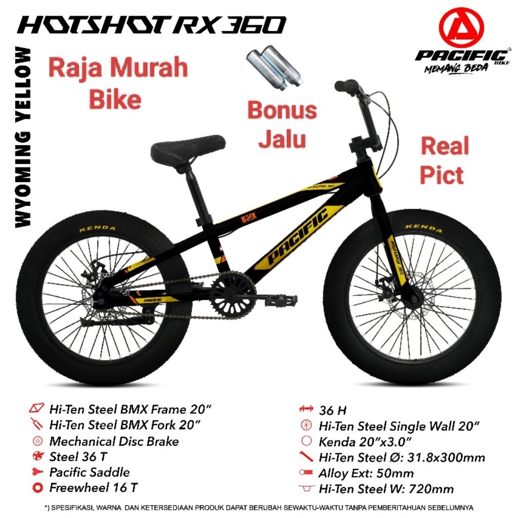 Jual Sepeda Anak Bmx 20 Inch Pacific Hotshot RX 360 Disc Brake Sepeda BMX Pacific Hotshot RX 360 ...