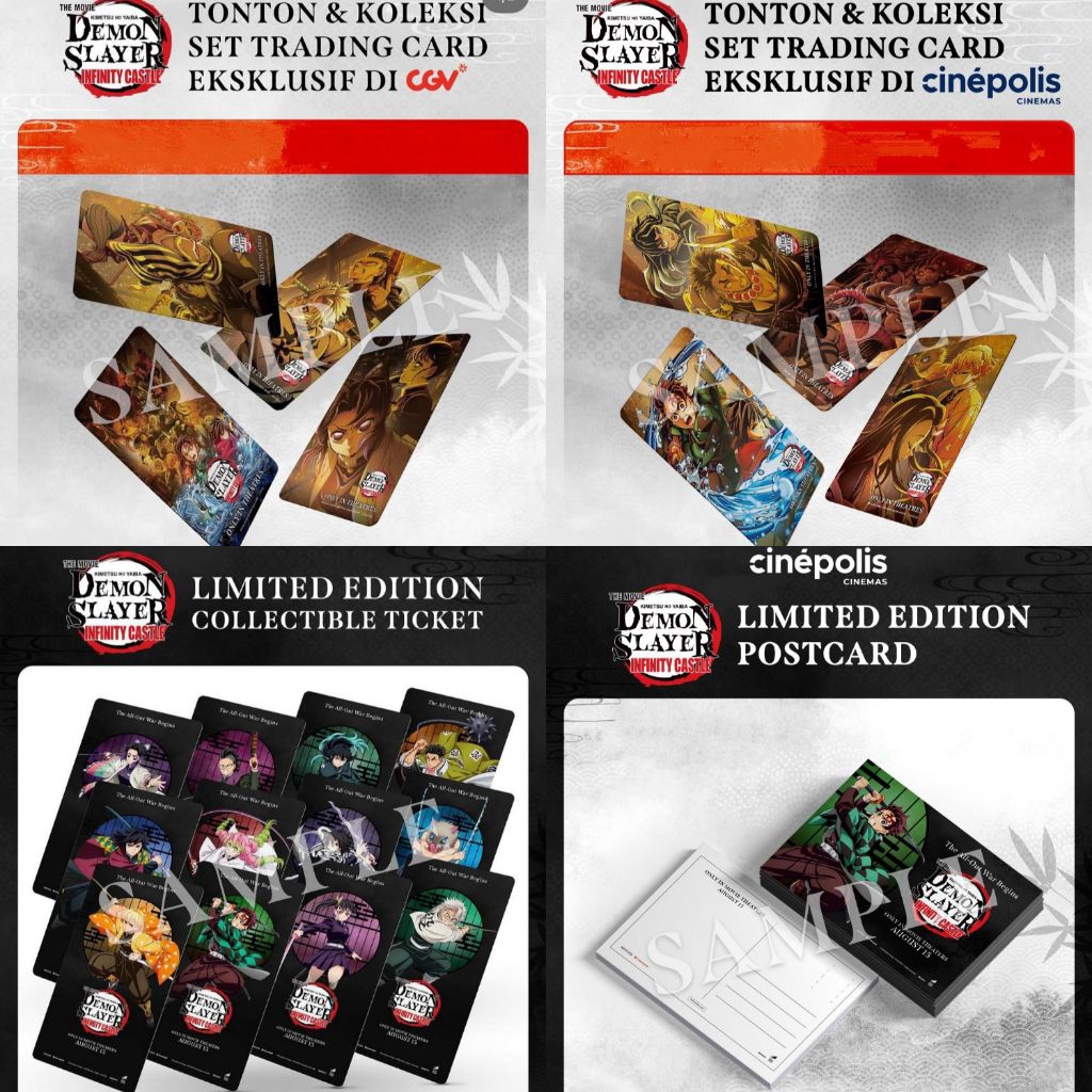 Jual Demon Slayer Kimetsu No Yaiba Infinity Castle Mini Poster A5 ...