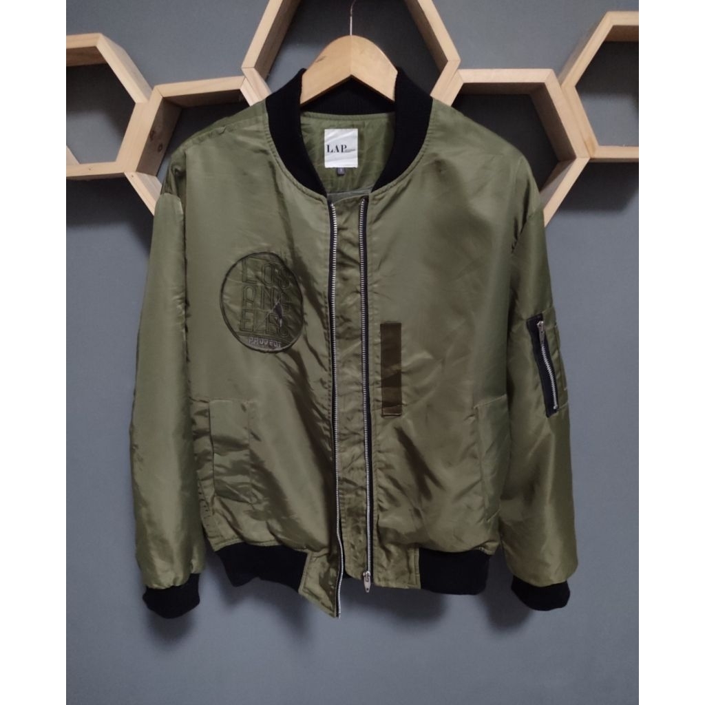 Jual JACKET BOMBER LAP IJO ARMY | Shopee Indonesia