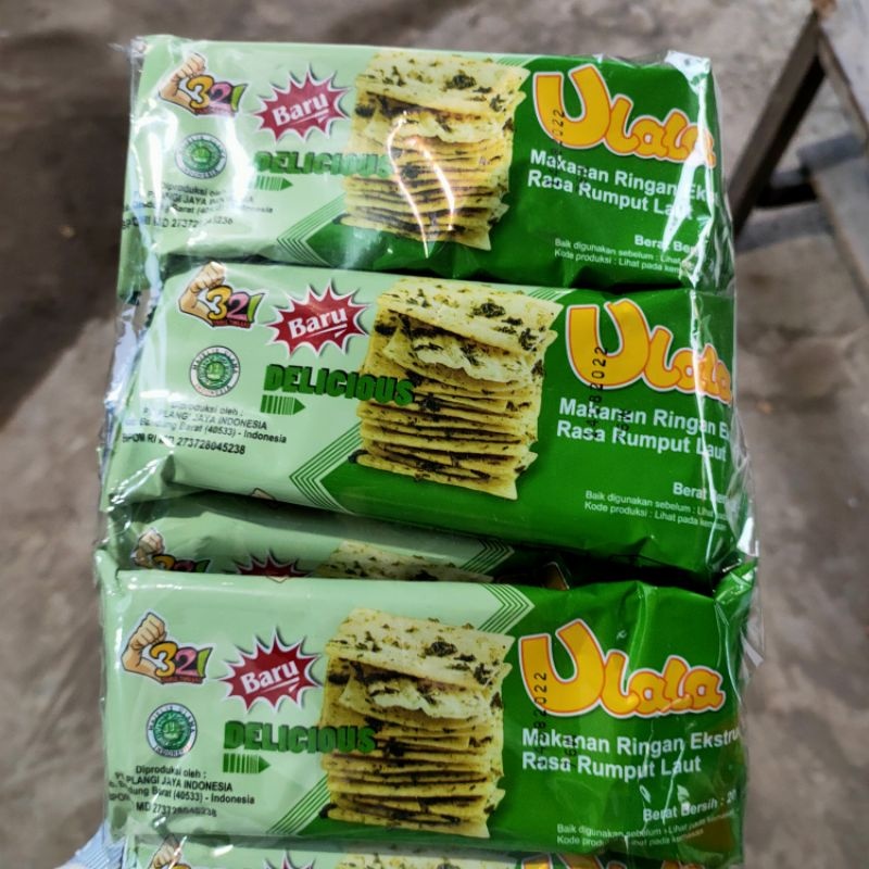 Jual (Per Gantung isi 10) Ulala Rumput Laut Makanan Ringan Ciki ...