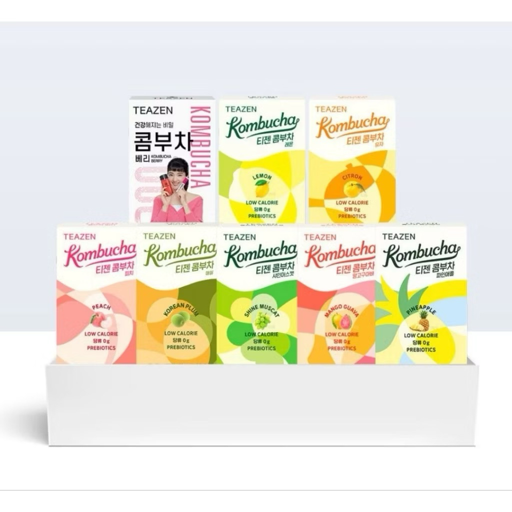 Jual [1 Sachet] Teazen Kombucha Peach / Mango Guava / Shine Muscat ...