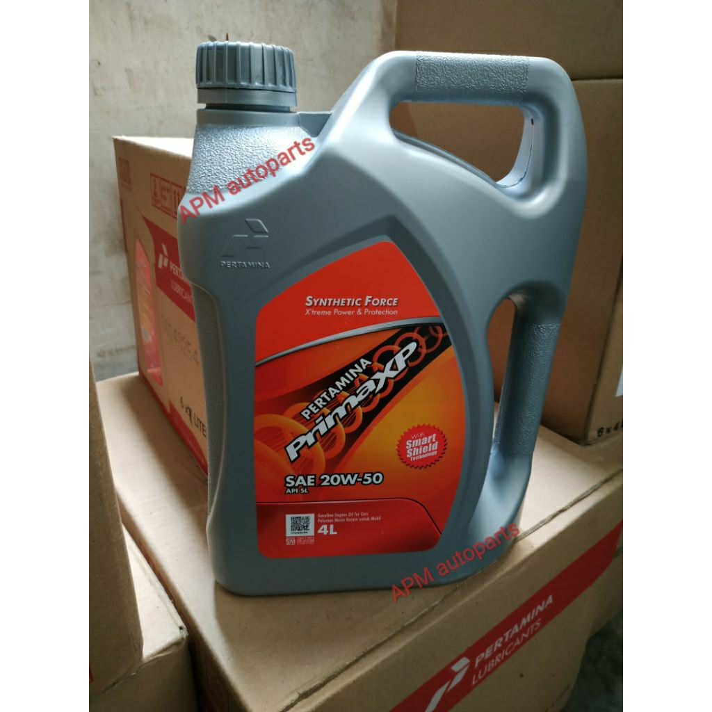 Jual Oli Mesin Pertamina Prima-XP SAE 20W-50 4L Galon | Shopee Indonesia