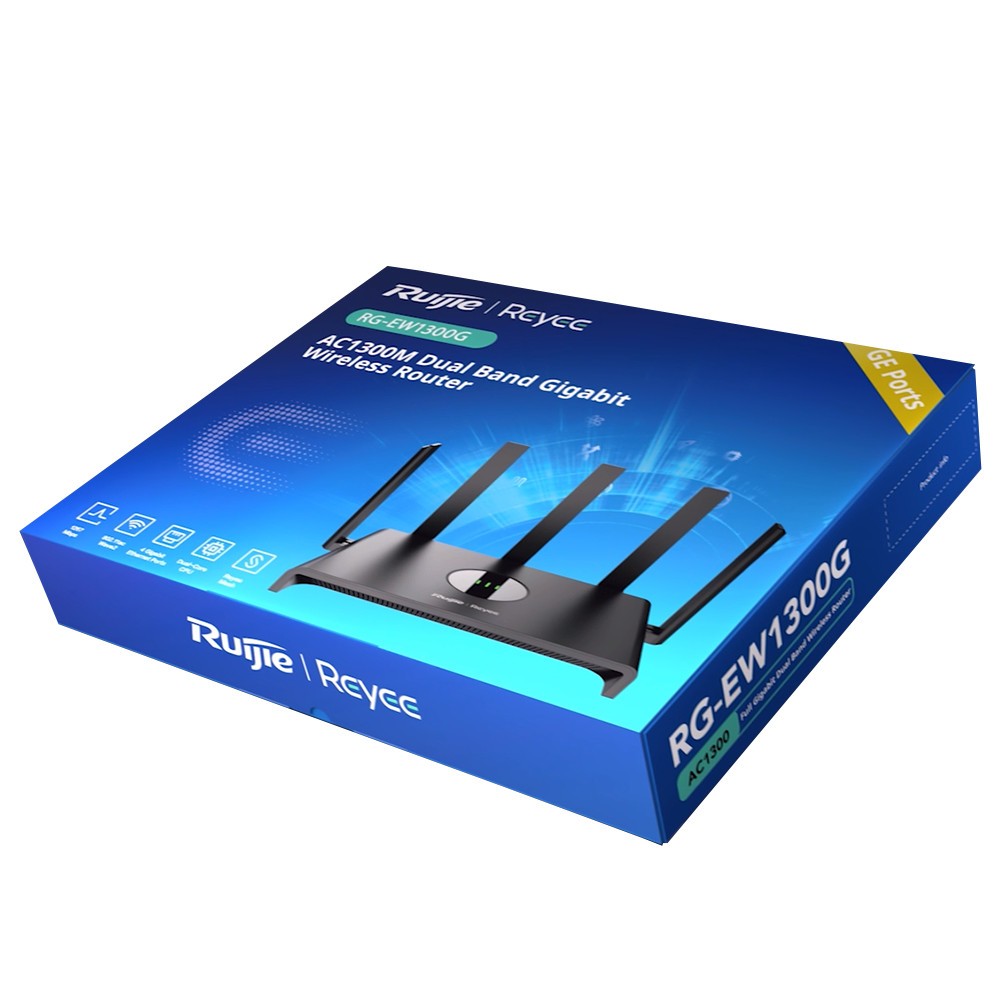 Jual Ruijie Reyee RG EW1300G 1300M WiFi 5 Dual Band Gigabit Mesh Router ...