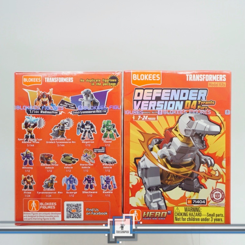Jual Blokees Transformers Defender Version DV04 Tyrants Fury GVD04 DV ...