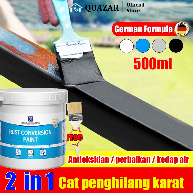 Jual cat besi anti karat 500ml cat meni besi anti karat rust remover ...