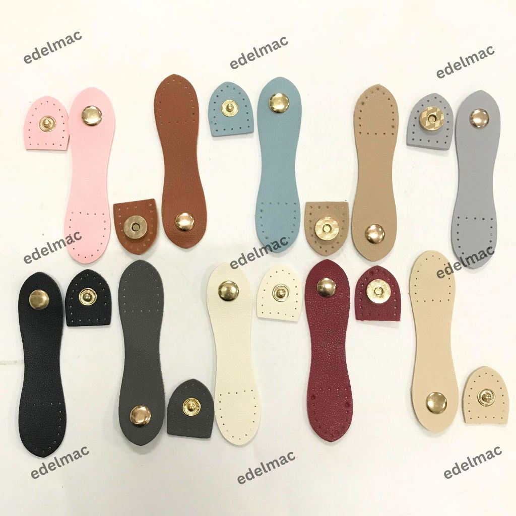Jual Klip Kancing Snap Tas Kulit Leather Kunci Buka Tutup Handbag ...