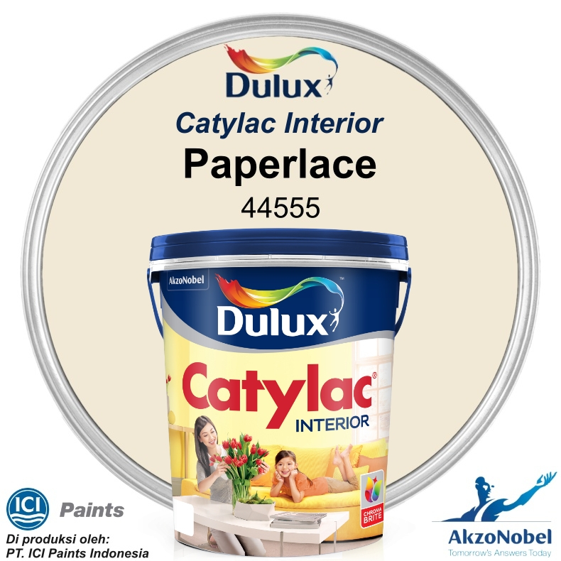 Jual CAT DULUX CATYLAC INTERIOR 25 KG - PAPERLACE 44555 (Warna Readymix ...