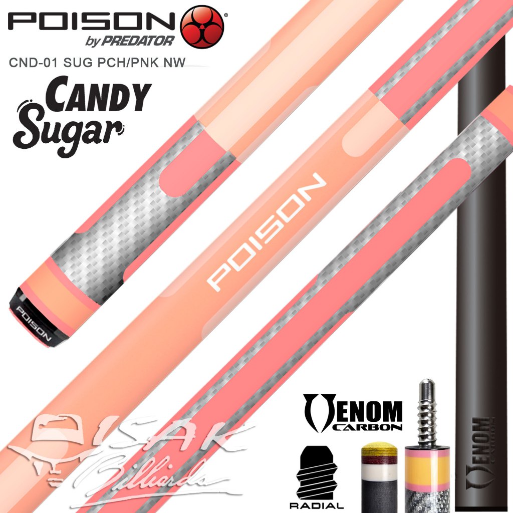 Jual Poison by Predator Candy Sugar PCH/PNK - Pool Cue Billiard Stick ...