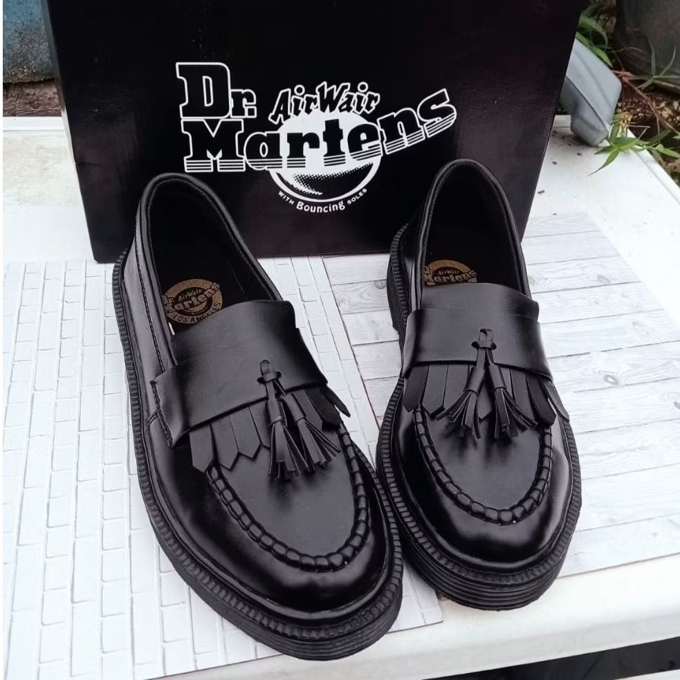 Jual Sepatu Pormal Loafers Docmart Slip on Feny Loafers Pantofel Dr ...
