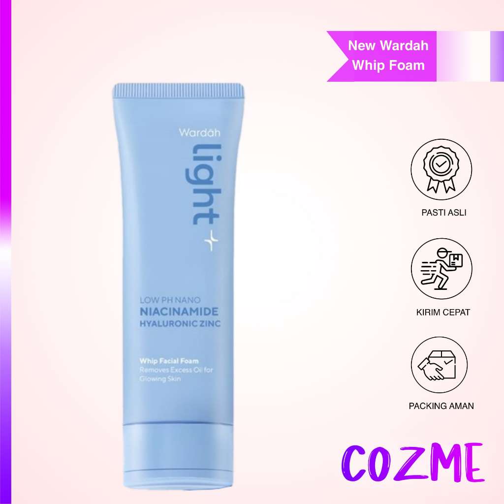 Jual WARDAH Light+ Low pH Nano Niacinamide Hyaluronic Zinc Whip Facial ...