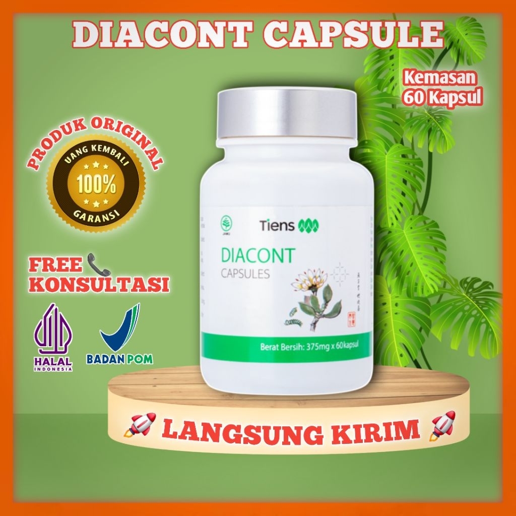 Jual Diacont Capsules Vitamina China Kapsul Labu Cina | Shopee Indonesia