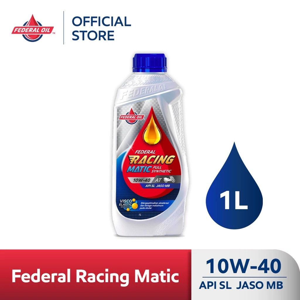 Jual OLI MESIN FEDERAL RACING 10W-40 1L FEDERAL OIL | Shopee Indonesia