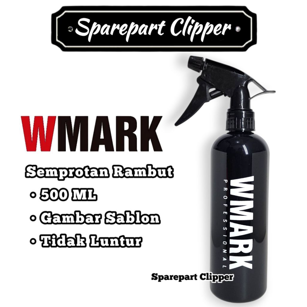 Jual Semprotan Rambut Wmark Professional 500 ml Barber Spray Botol ...