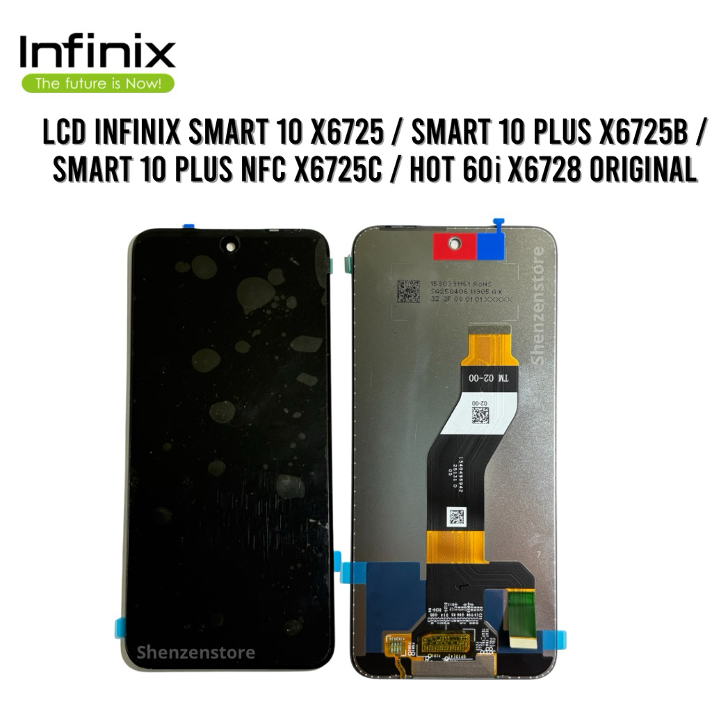 Jual LCD INFINIX SMART 10 X6725 / HOT 60i X6728 / SMART 10 PLUS X6725B ...
