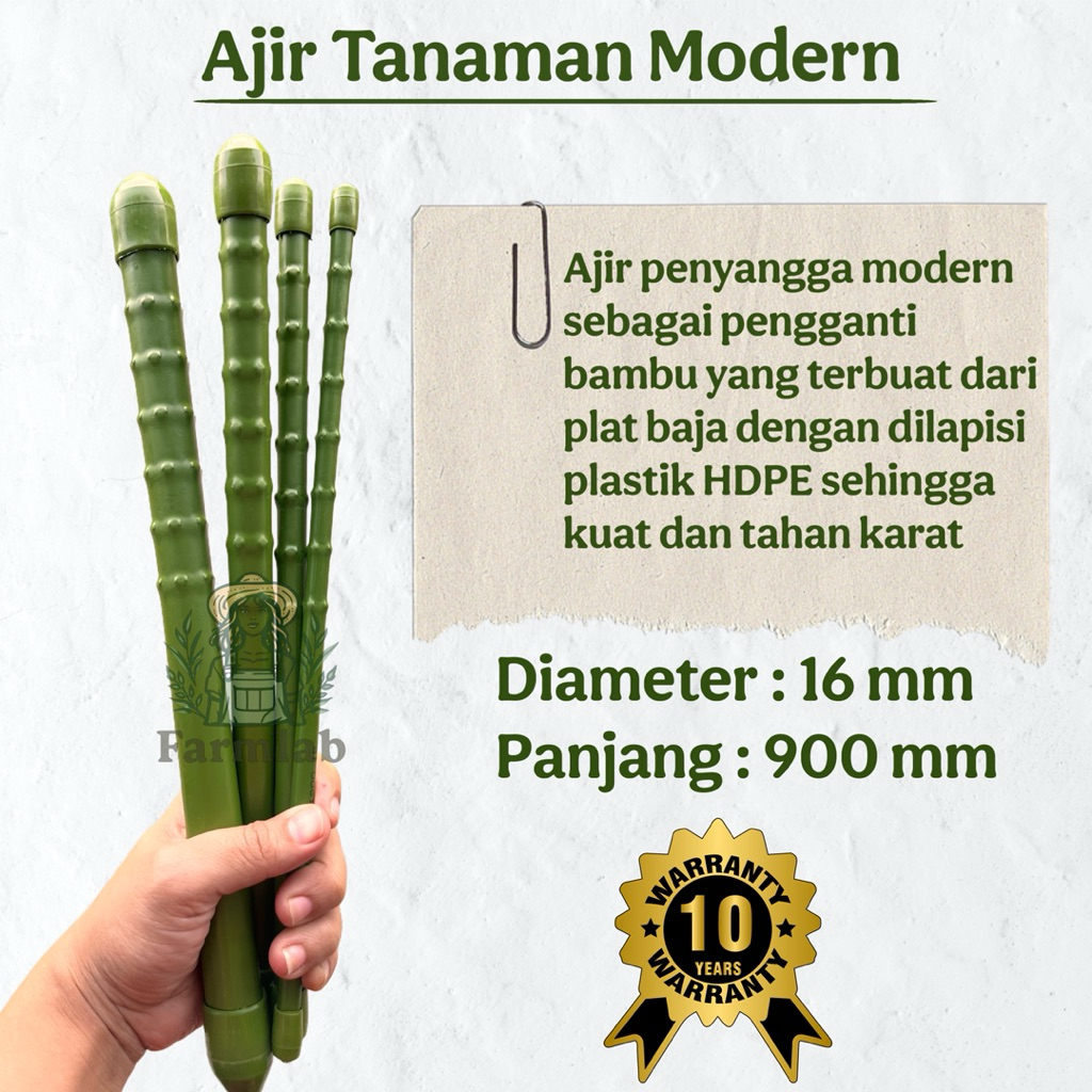 Jual AJIR LANJARAN PENYANGGA TANAMAN MODERN DIAMETER 16 x 900 MM ...