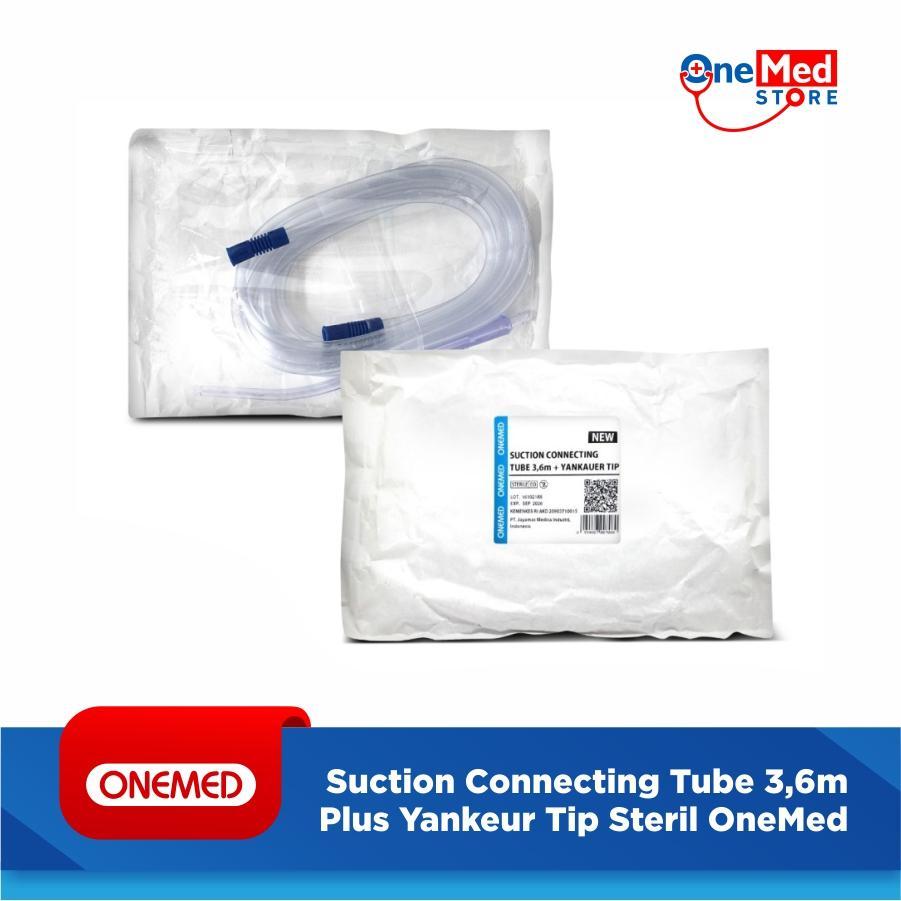 Jual ONEMED Suction Connecting Tube 3,6m Plus Yankeur Tip Steril OOF ...