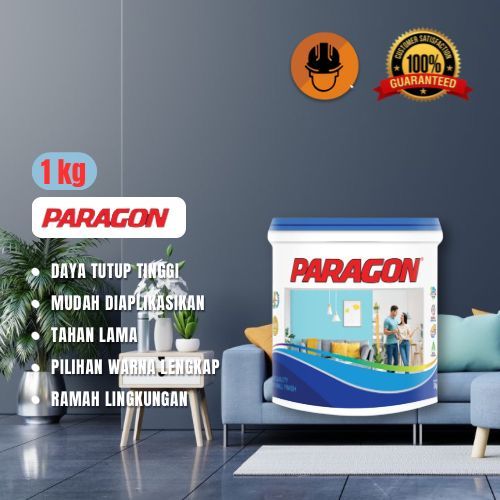 Jual Cat tembok Paragon 1kg Cat interior dinding plafond | Shopee Indonesia