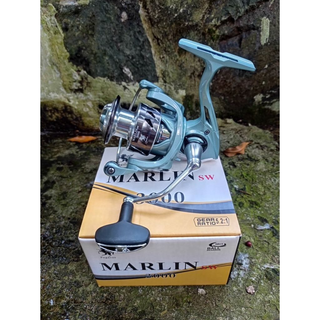 Jual reel pancing pegasus marlin SW | Shopee Indonesia