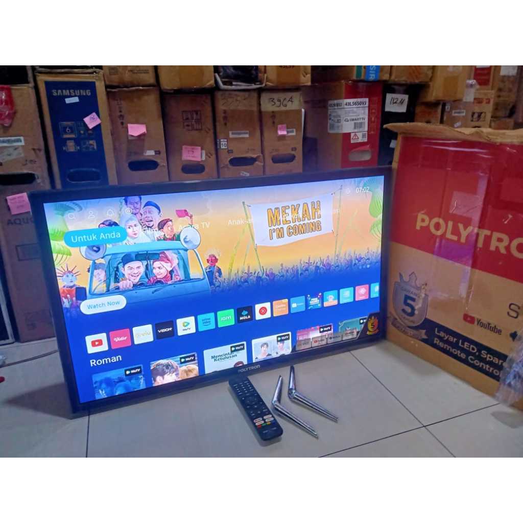 Jual [+free packing kayu]Led Polytron 32 Inch Smart TV Youtube ...