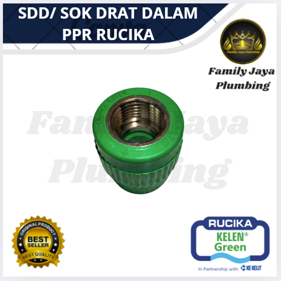 Jual SOK DRAT DALAM SDD FEMALE THREAD JOINT 20mmx1/2 Inch SAMPAI 25mmx3 ...