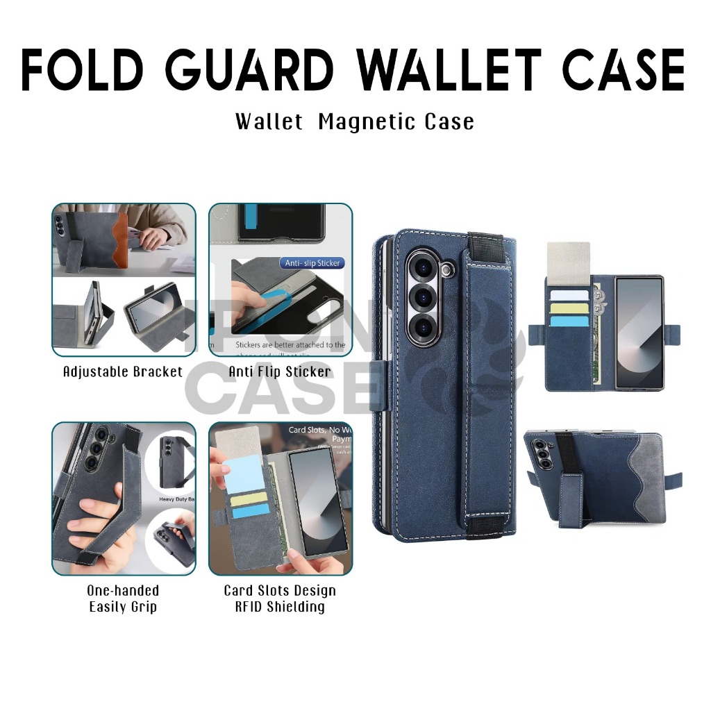 Jual Fold Guard Wallet Leather Case Untuk Samsung Galaxy Z FOLD 5 Z ...
