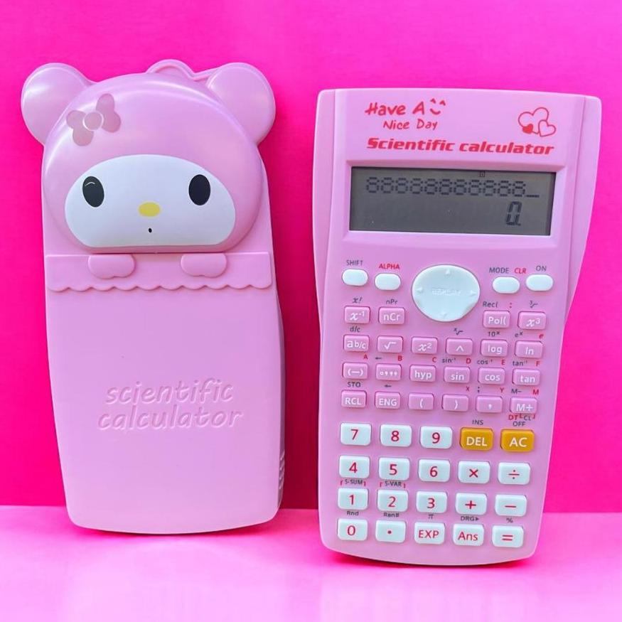 Jual Kalkulator Scientific Melody Kuliah ilmiah Karakter Melody Pink ...