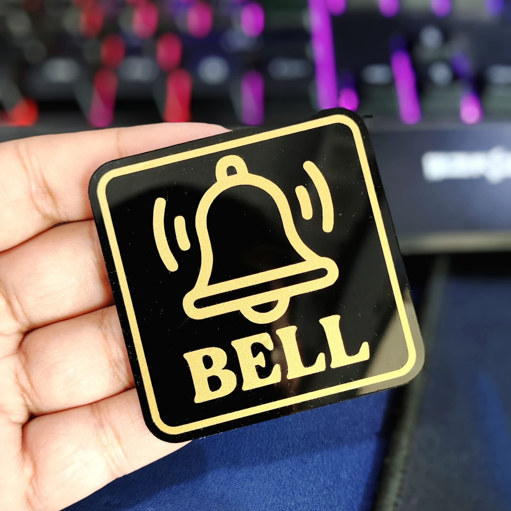Jual Cetak Tanda Bell Akrilik / Acrylic Sign Bell / Papan Bell | Shopee ...