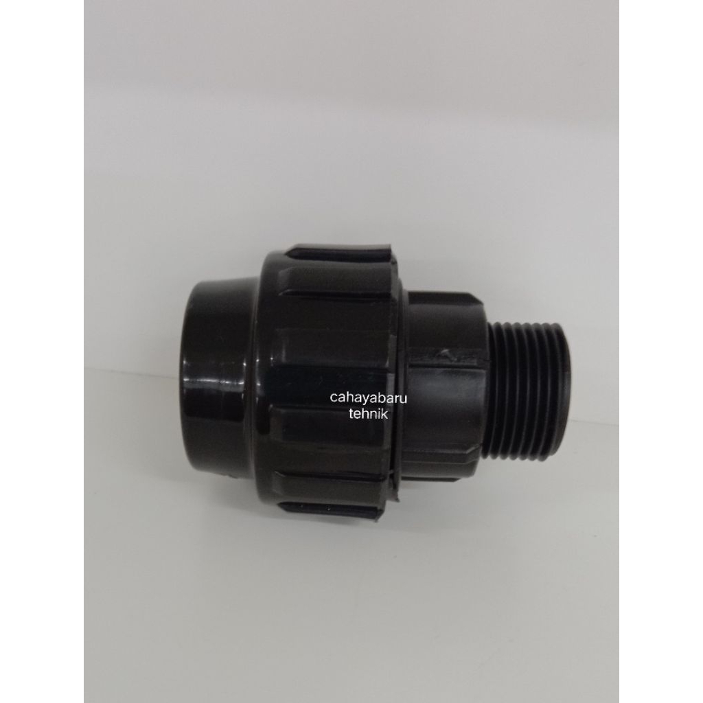 Jual male thread adaftor compression / sock drat luar HDPE 25mm x 3/4 ...