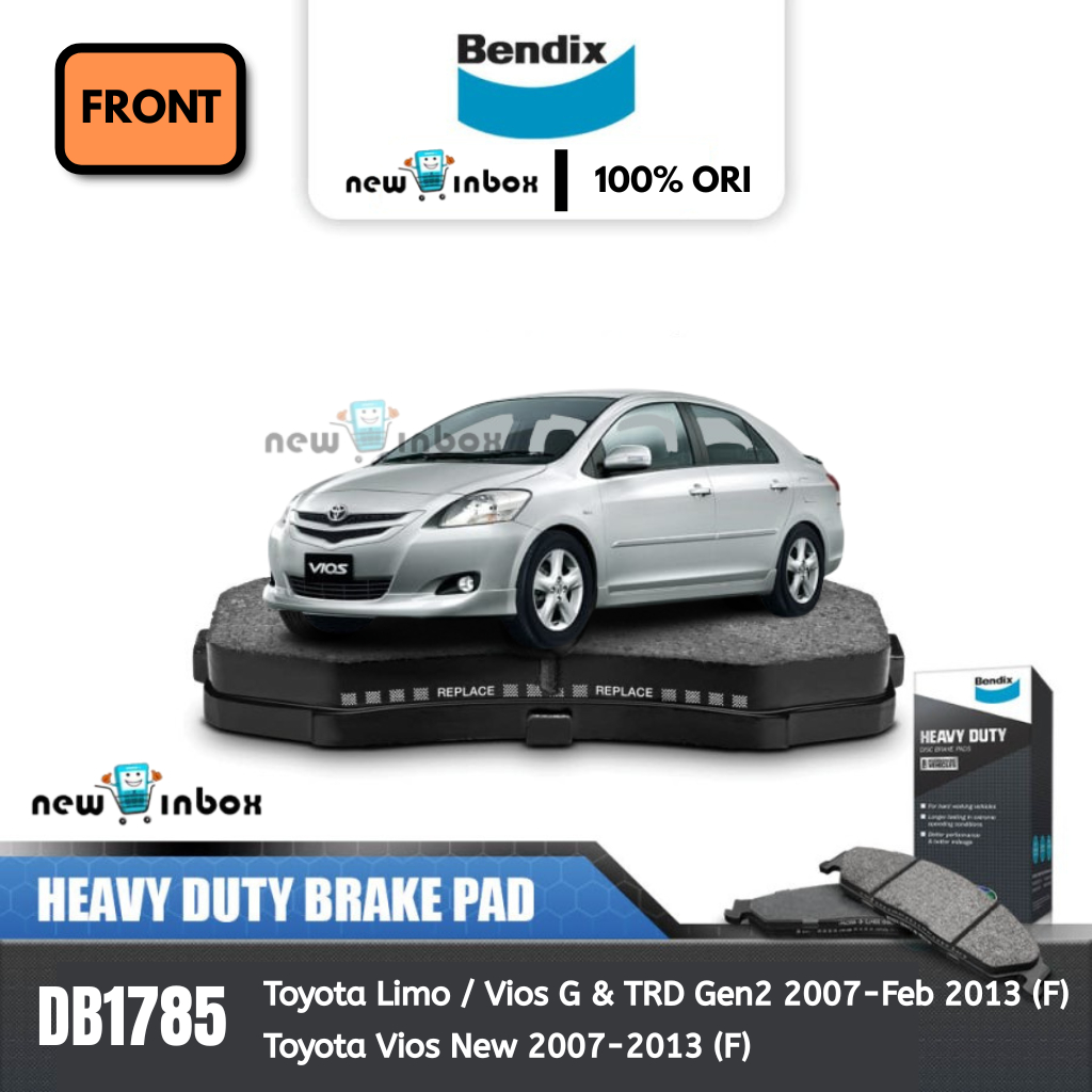 Jual BENDIX Kampas Rem Depan Brake Pad Toyota Limo / Vios G & TRD 2007 ...