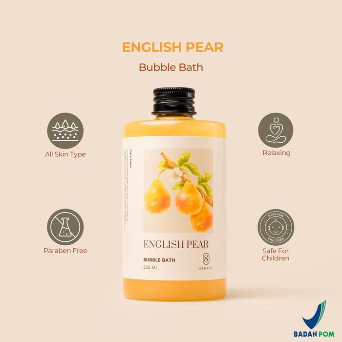 Jual Bubble Bath Foam English Pear 250ml Sabun Mandi Busa Keluarga ...
