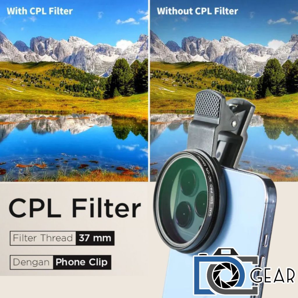 Jual Filter CPL 37 mm dan Klip Lensa HP | Shopee Indonesia
