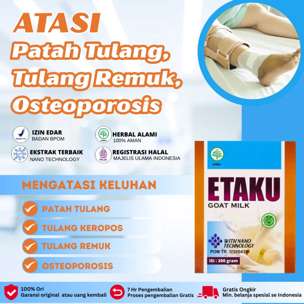Jual Susu etaku untuk patah tulang - obat patah tulang dan retak ...