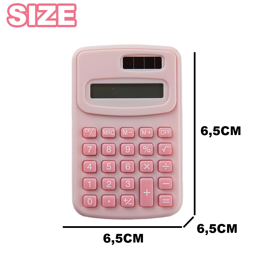 Jual Kalkulator Mini Lucu Solar 8 Digit – Portable Estetik Sekolah ...