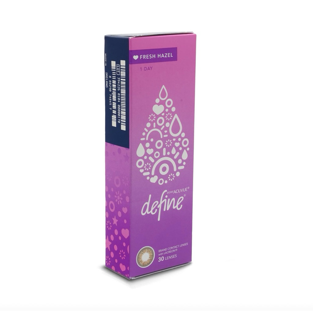 Jual SOFTLENS ACUVUE DEFINE FRESH HAZEL 30 PCS / ACUVUE DEFINE 1 DAY ...