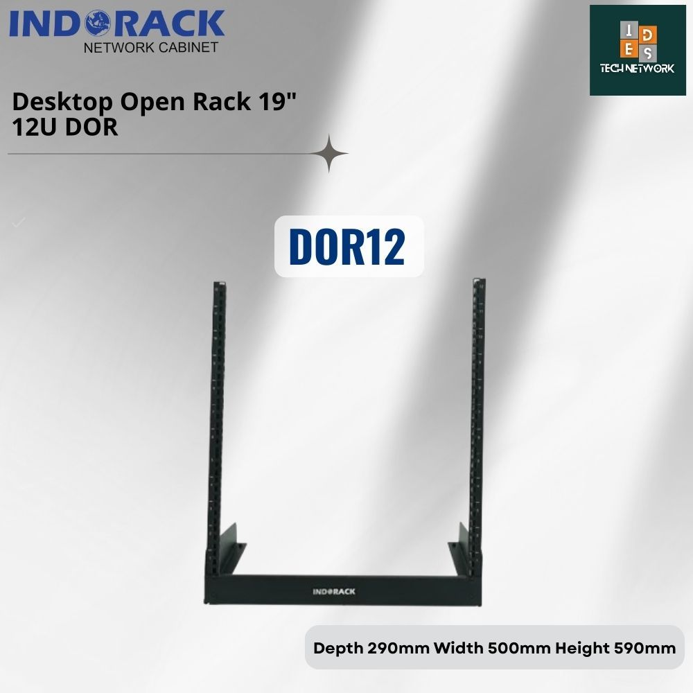 Jual Indorack Desktop Open Rack DOR12 12U Rack Server | Shopee Indonesia