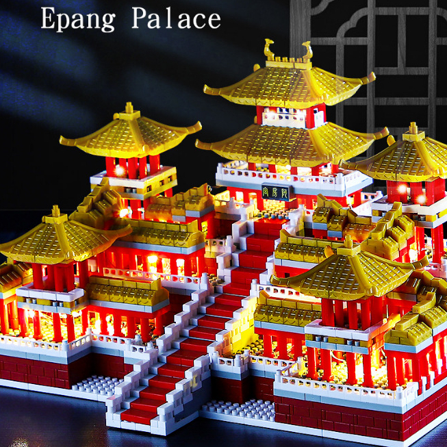 Jual Mainan Lego Blok Besar Kecil Istana Modern Arsitektur Nano Balok ...
