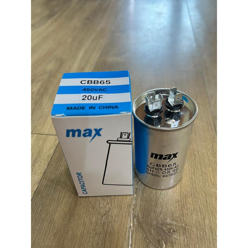Jual Kapasitor 20uF 450V Bulat MAX Elco Pompa 20uF 450V 20/450 Bulat ...