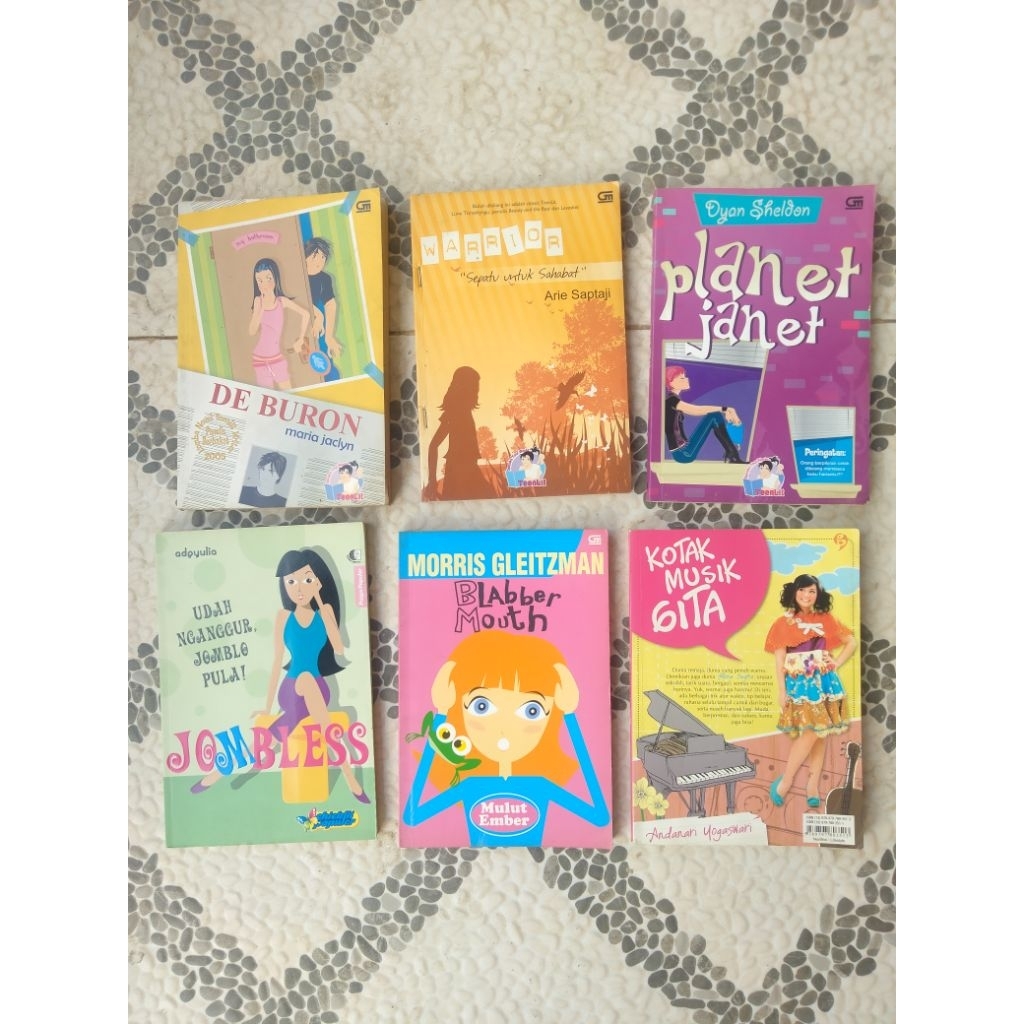 Jual Buku Novel Remaja-TeeLit, DE BURON, WARRIOR, PLANET JANET ...