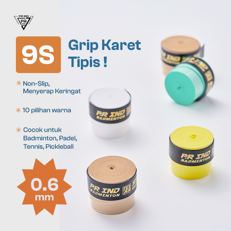 Jual [GRIP SUPER TIPIS] Grip Raket Karet 9S Badminton Tenis Padel ...
