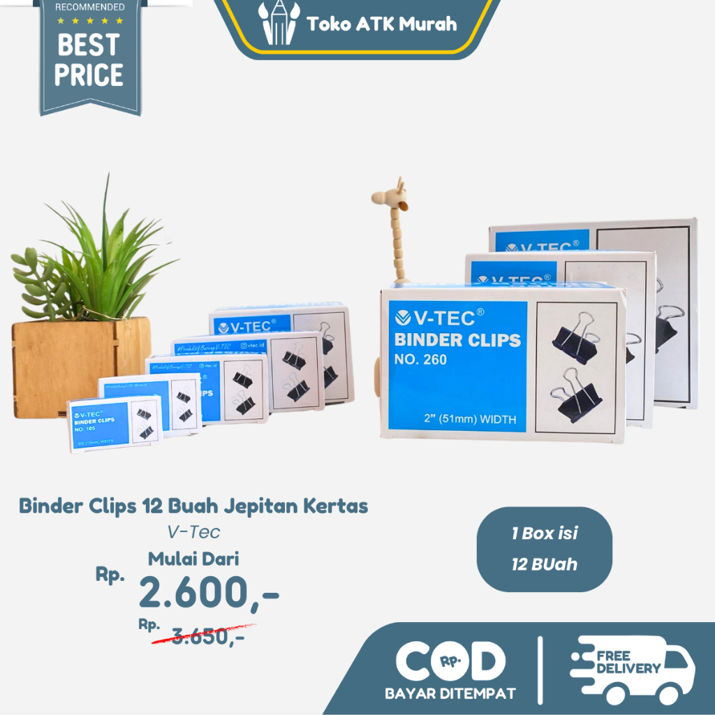 Jual Binder Clip Terlengkap & Harga Terbaru Mei 2026 | Shopee Indonesia
