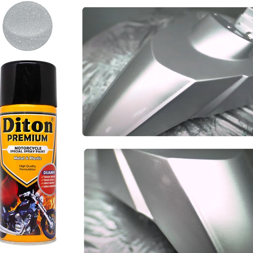 Jual pilok diton premium silver metalic 9180 400cc | Shopee Indonesia