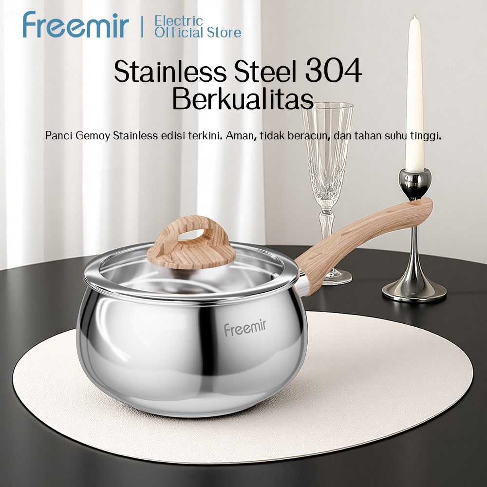 Jual 𝙉𝙀𝙒 freemir electric Aladin Gemoy Susu Panci Stainless Steel 16cm ...