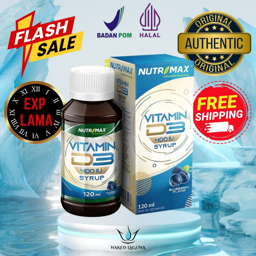 Jual Nutrimax Vitamin D3 Syrup Sirup 120ml untuk Daya Tahan Tubuh ...