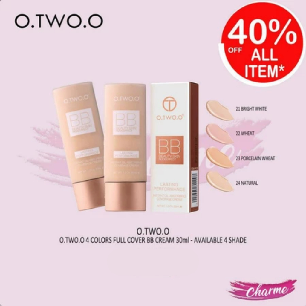 Jual (READY & ORI) O.TWO.O Otwoo 4 Colors Full Cover BB Cream 30ml ...