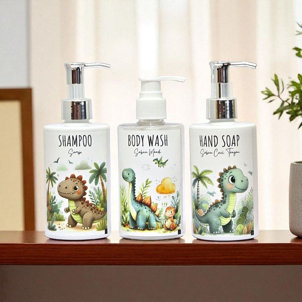 Jual DINOSAURUS ESTETIK TEMPAT BOTOL SABUN MANDI ANAK CAIR SOUVENIR ...