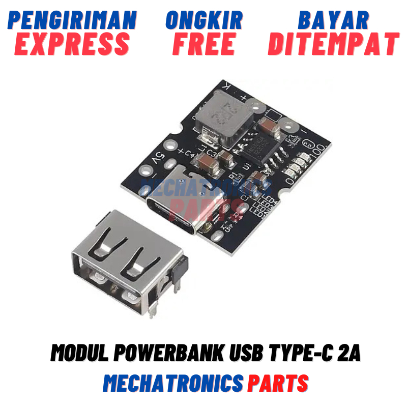 Jual Modul Powerbank USB Type-C 2A | Shopee Indonesia