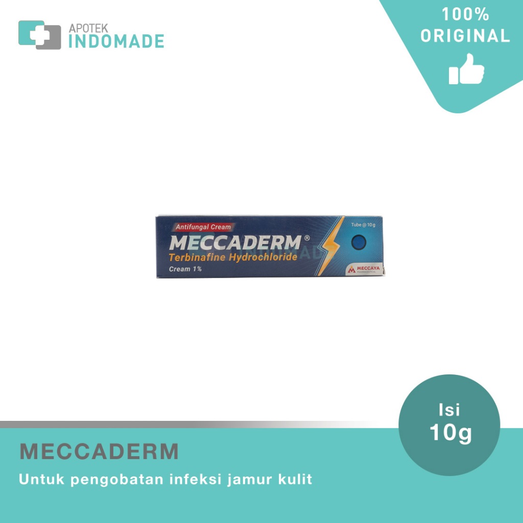 Jual MECCADERM Krim Anti Jamur 1% Terbinafine HCl 10g - Krim Topikal ...