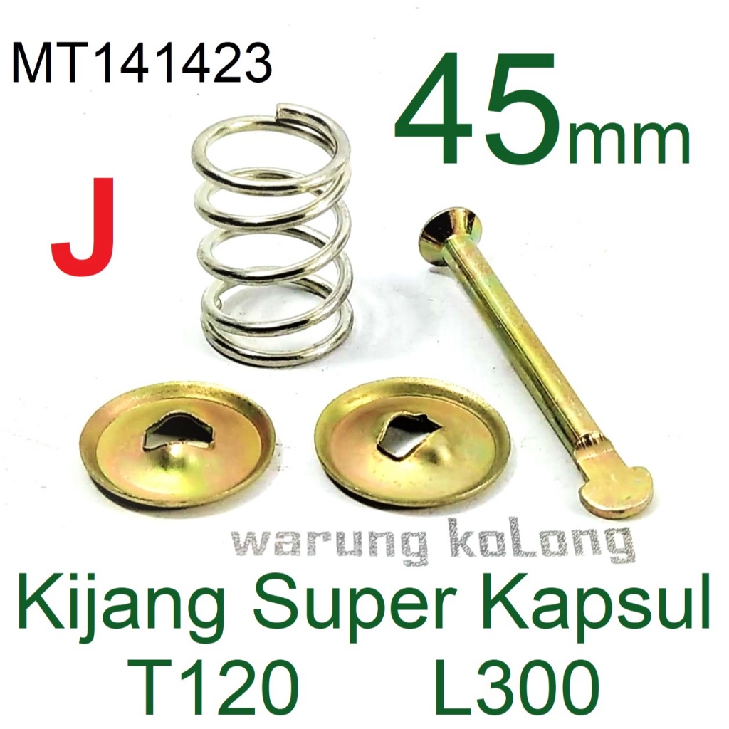 Jual Brake shoe Pin kit Kijang Super 5K Kapsul 7K L300 T120 45mm per ...